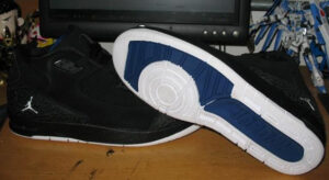 Jordan After Game Black/White-Blue- SneakerFiles