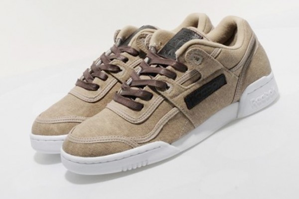 Size? x Reebok Workout BC - Tan Canvas/White- SneakerFiles