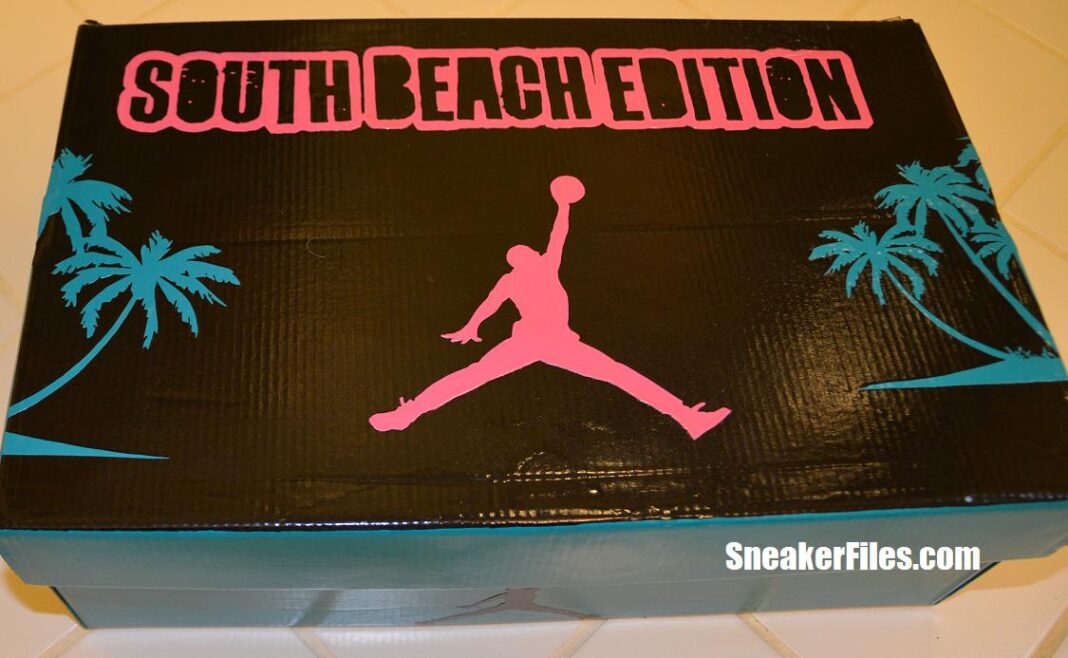 Air Jordan V (5) Retro 'South Beach' Custom- SneakerFiles