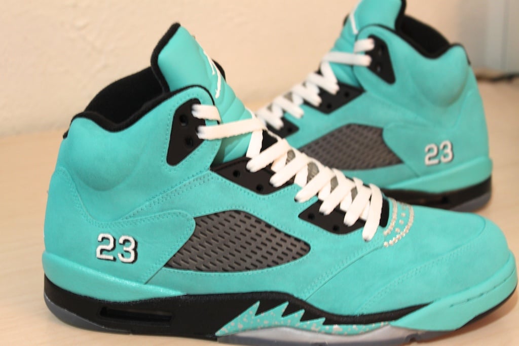 Air Jordan V (5) Retro 'Tiffany' Custom by Proof Culture | SneakerFiles