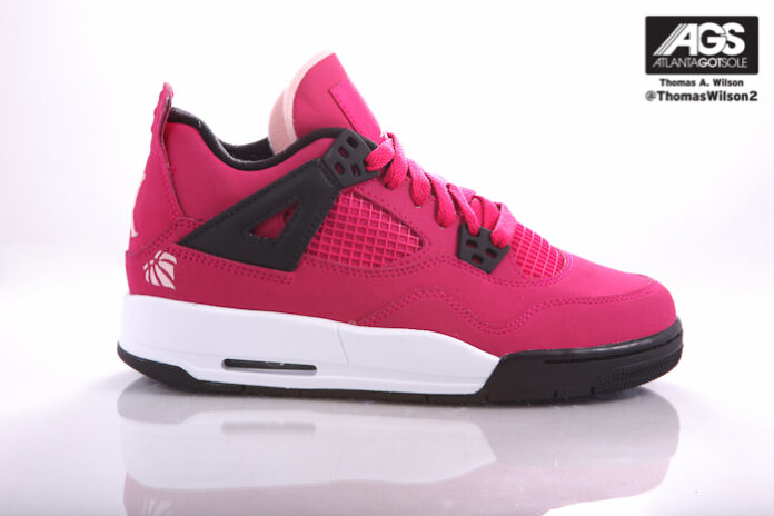 Air Jordan IV (4) GS 'Voltage Cherry' - Another Look- SneakerFiles
