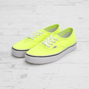 Vans Authentic Neon 'Yellow/True White'- SneakerFiles