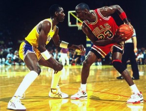 Michael Jordan Wearing Air Jordan 4 Fire Red 1989 | SneakerFiles