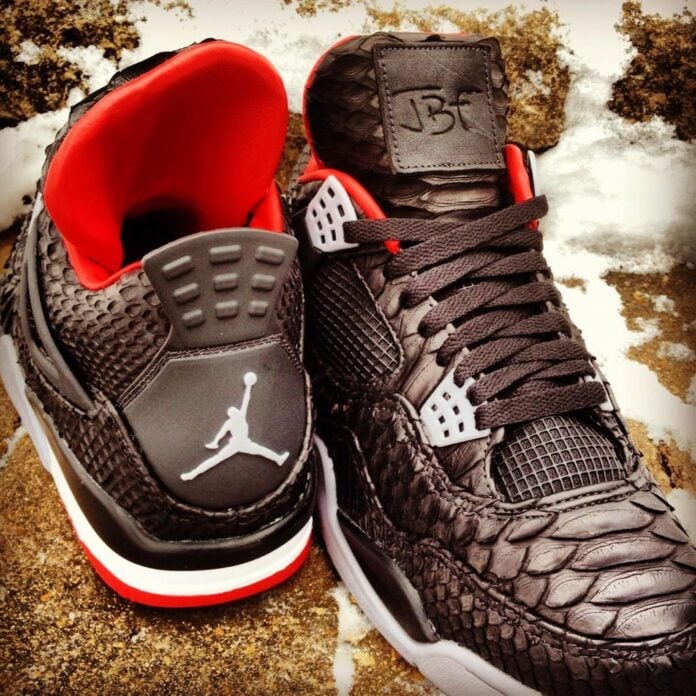 Air Jordan 4 'Python' Custom- SneakerFiles