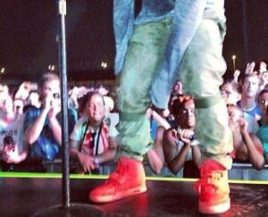 Kanye West Rocks "Red" Air Yeezy 2- SneakerFiles