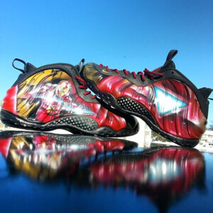Nike Foamposite "Iron Man" Customs by Dez Customz - SneakerFiles