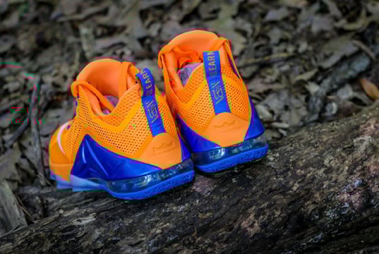 Nike LeBron 12 Low Citrus Orange Blue | SneakerFiles