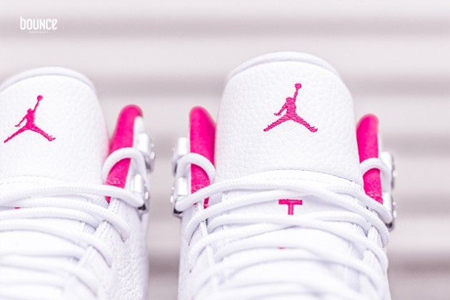 Air Jordan 12 GS White Vivid Pink | SneakerFiles