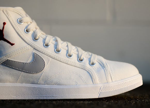 Jordan Sky High OG Sail Grey Red | SneakerFiles