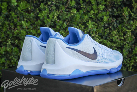 Nike KD 8 White Midnight Navy Photo Blue Yellow | SneakerFiles