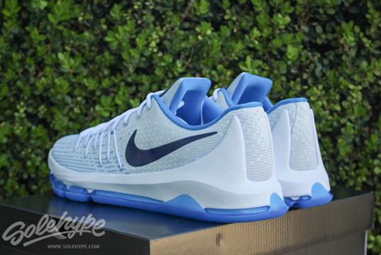 Nike KD 8 White Midnight Navy Photo Blue Yellow | SneakerFiles