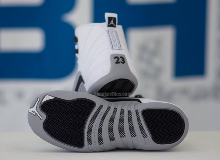 Air Jordan 12 Barons White Grey Black 2016 | SneakerFiles