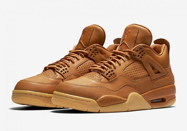 Air Jordan 4 Premium Ginger Wheat Gum Yellow | SneakerFiles