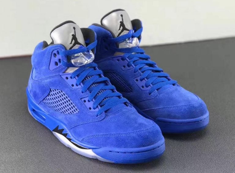 Air Jordan 5 Blue Suede 136027-401 Release Date | SneakerFiles