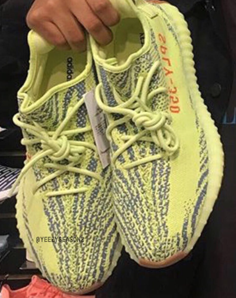 adidas Yeezy Boost 350 V2 Semi Frozen Yellow B37572 Release Date ...
