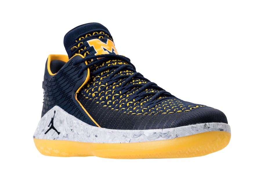Air Jordan 32 Low Michigan AA1256-405 Release Info | SneakerFiles