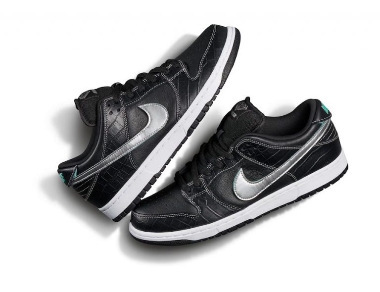 Diamond Supply Co Nike SB Dunk Low Black Diamond Release Date ...