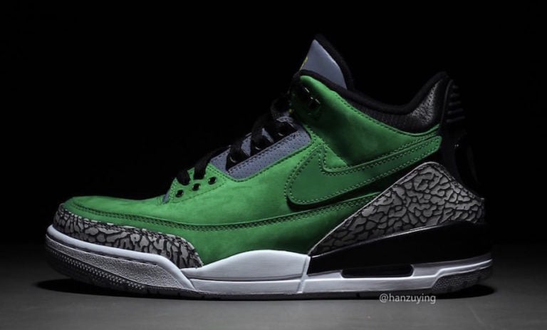 Oregon Ducks Air Jordan 3 Tinker PE AJ3-867493 | SneakerFiles