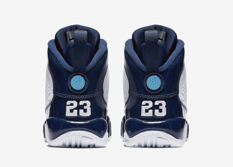 Air Jordan 9 UNC All-Star University Blue Midnight Navy 302370-145 ...