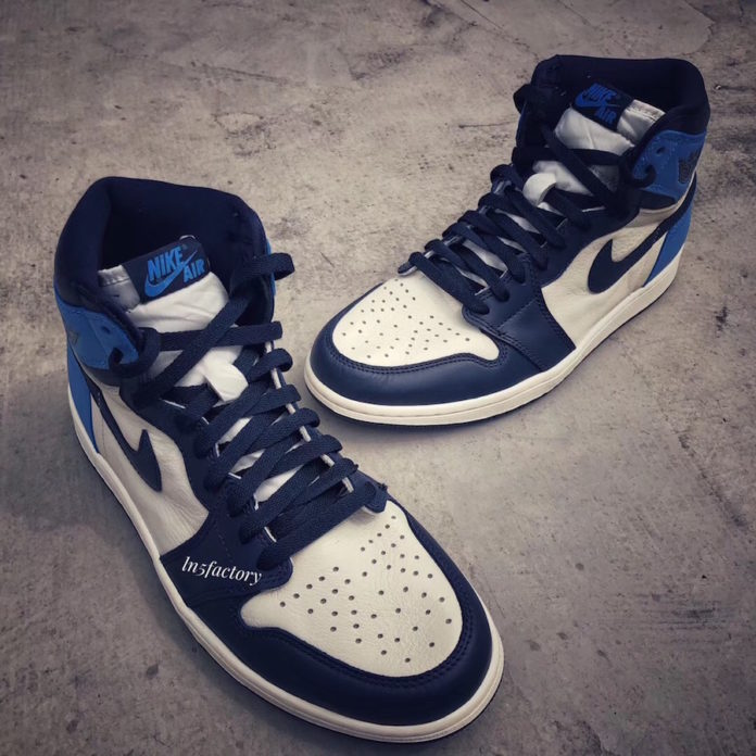 Air Jordan 1 Obsidian University Blue 555088-140 Release Date ...