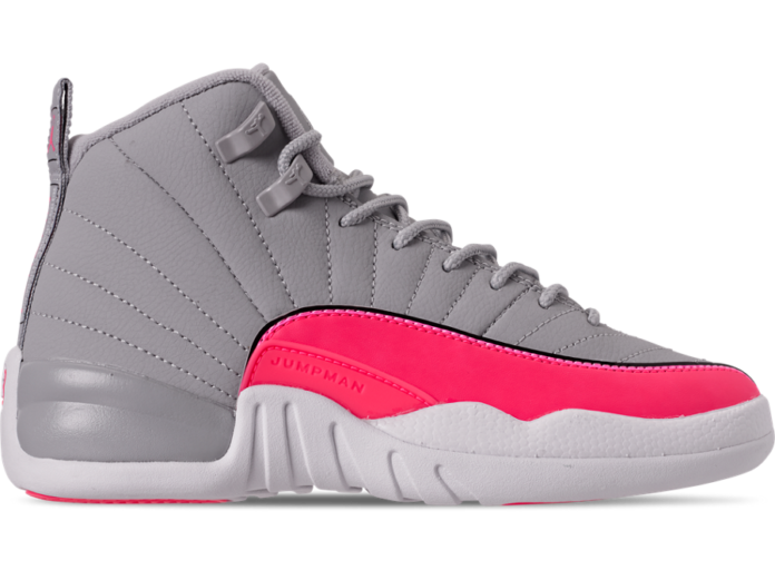Air Jordan 12 GS Grey Racer Pink 510815-060 Release Info | SneakerFiles