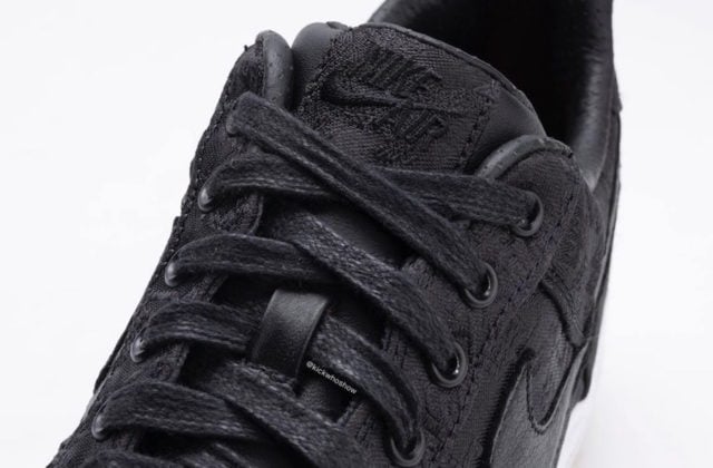 Fragment Clot Nike Air Force 1 Premium Black University Red White ...