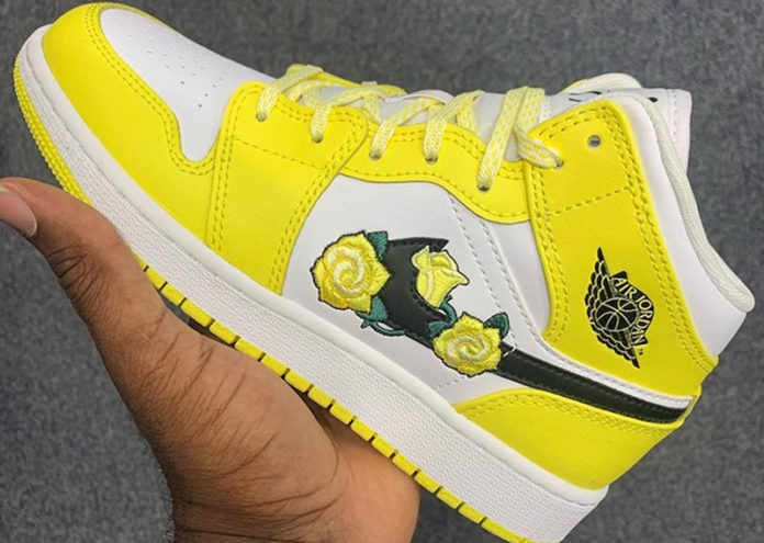 Air Jordan 1 Mid Yellow Flower Release Date Info | SneakerFiles