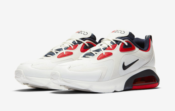 Nike Air Max 200 USA White Navy Red CT1262-101 Release Date Info ...