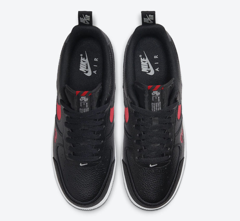 Nike Air Force 1 Low LV8 Utility Black University Red CW7579-001 ...