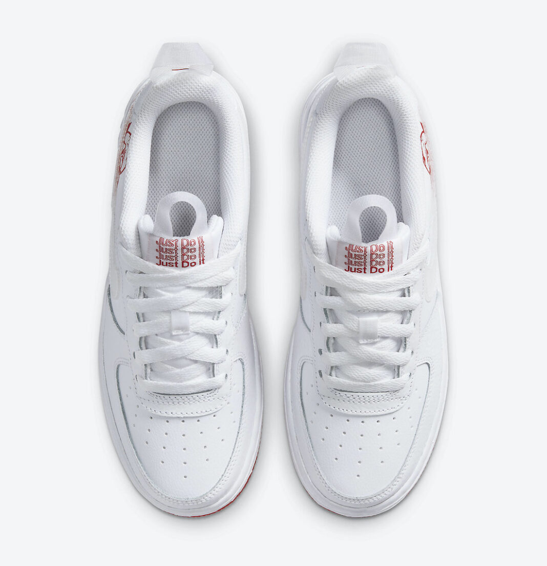 Nike Air Force 1 Rose White University Red CN8534-100 Release Date Info ...