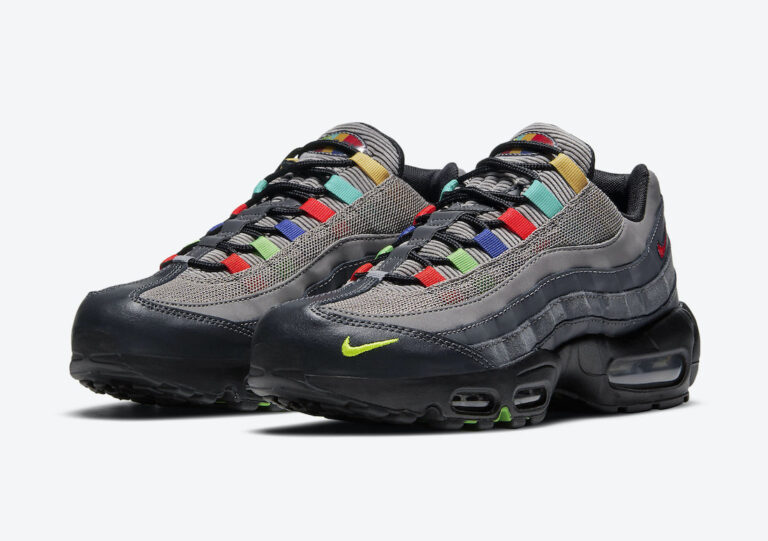 Nike Air Max 95 SE TV Color Bars Light Charcoal DD1502-001 Release Date ...