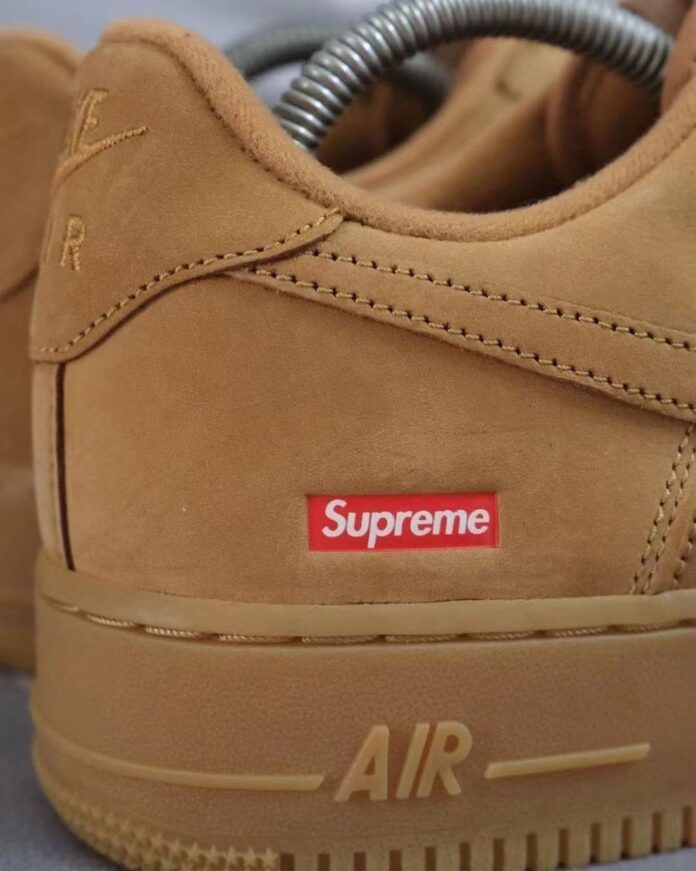 Supreme x Nike Air Force 1 Low Flax Wheat Release Date Info | SneakerFiles