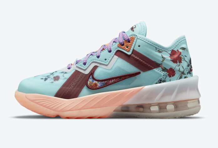 Nike LeBron 18 Low Floral CV7562-400 Release Date Info | SneakerFiles
