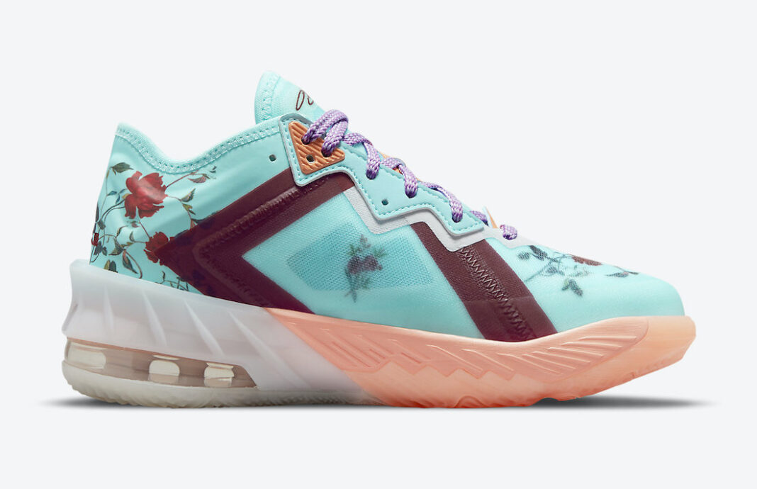 Nike LeBron 18 Low Floral CV7562-400 Release Date Info | SneakerFiles