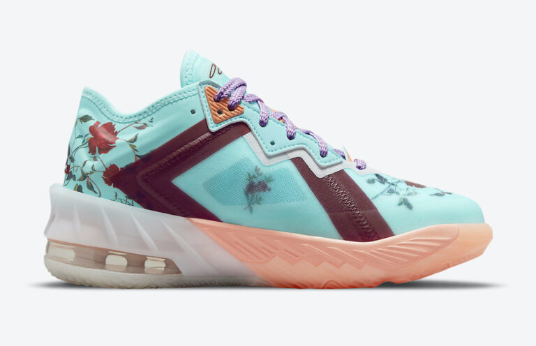Nike LeBron 18 Low Floral CV7562-400 Release Date Info | SneakerFiles