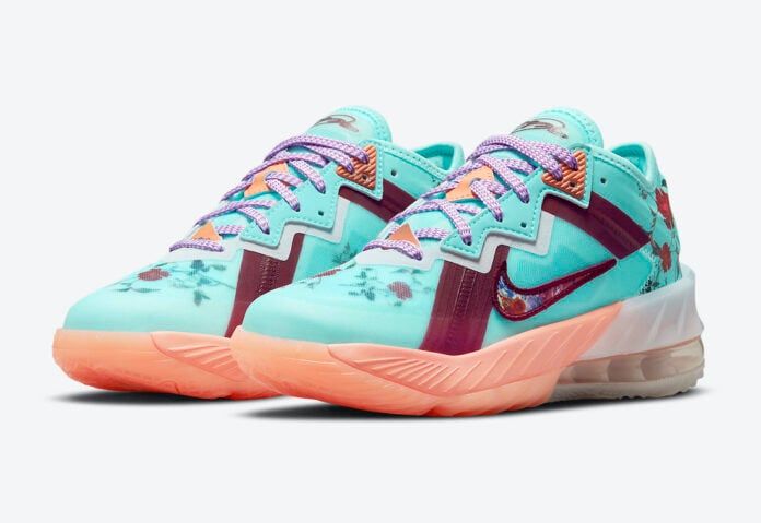 Nike LeBron 18 Low Floral CV7562-400 Release Date Info | SneakerFiles