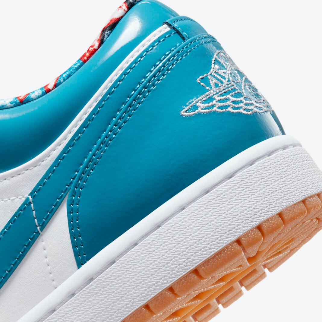 Air Jordan 1 Low Blue Patent Leather Gum Soles DC6991-400 Release Date ...