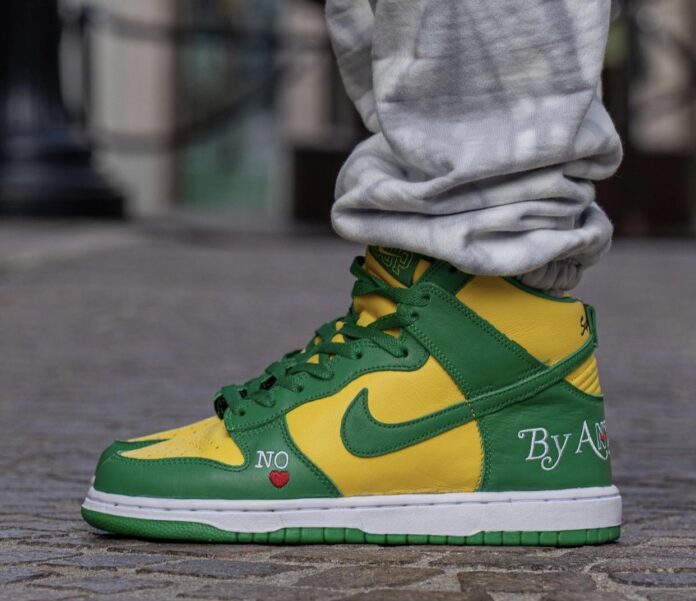 Supreme x Nike SB Dunk High By Any Means Release Date Info | SneakerFiles