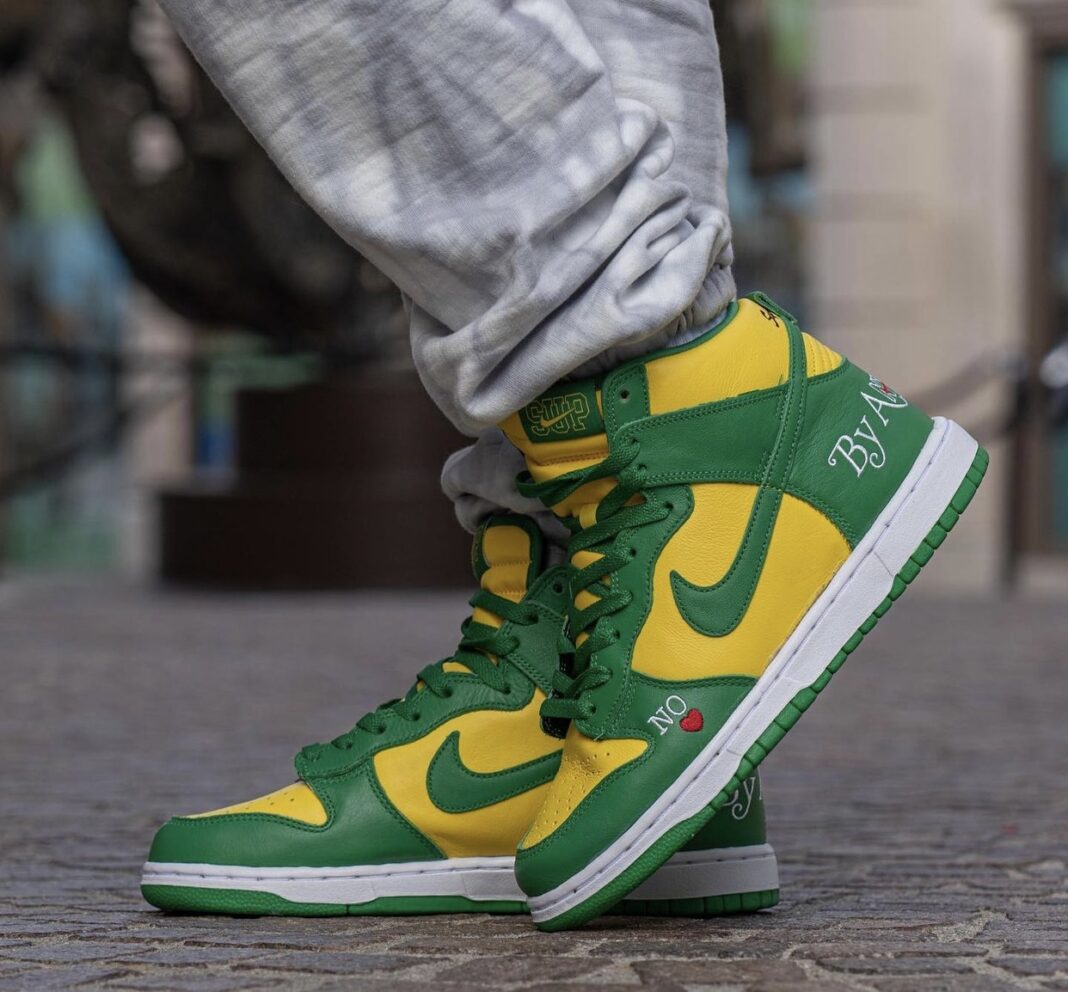 Supreme x Nike SB Dunk High By Any Means Release Date Info | SneakerFiles