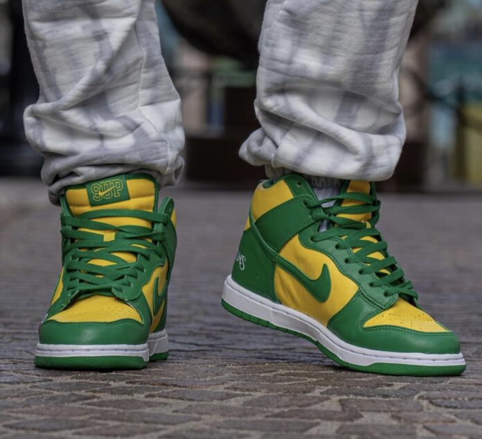 Supreme x Nike SB Dunk High By Any Means Release Date Info | SneakerFiles