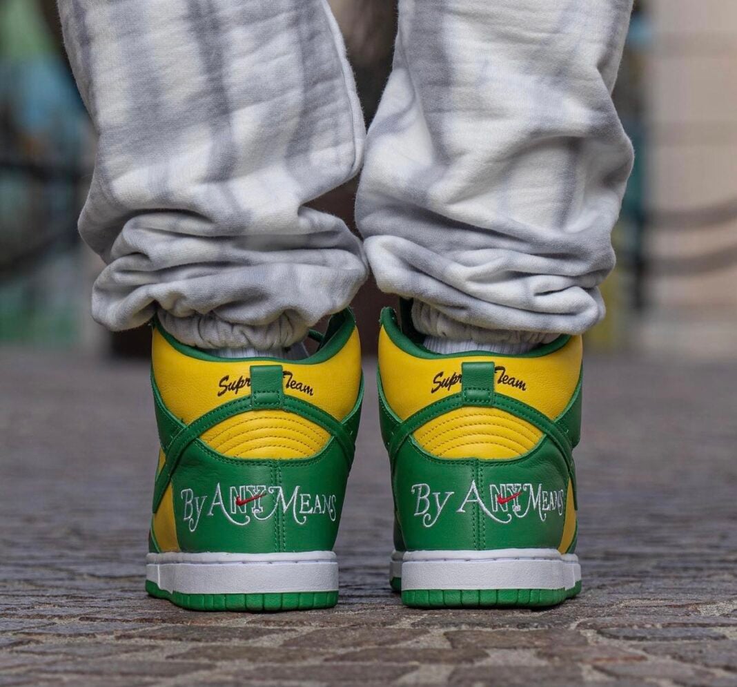 Supreme x Nike SB Dunk High By Any Means Release Date Info | SneakerFiles