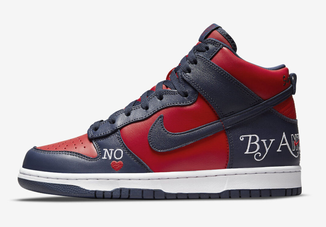 Supreme x Nike SB Dunk High By Any Means Release Date Info | SneakerFiles