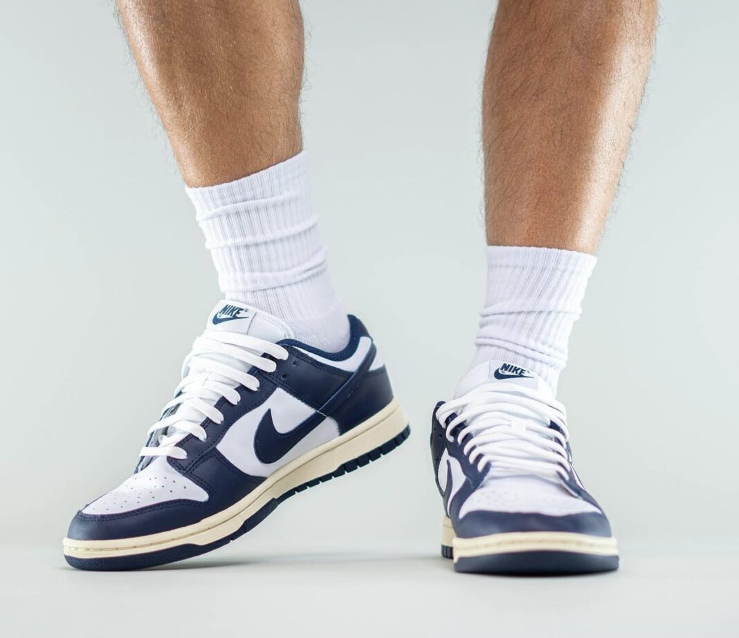 Nike Dunk Low Vintage Navy DD1503-115 Release Date Info | SneakerFiles
