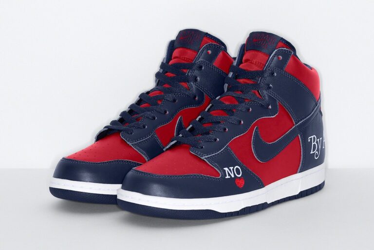 Supreme x Nike SB Dunk High By Any Means Release Date Info | SneakerFiles