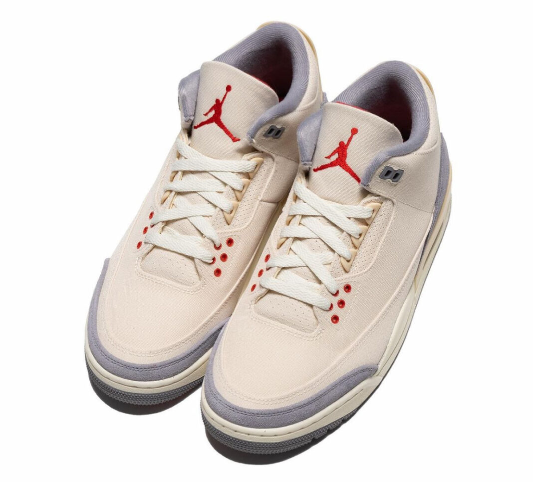 Air Jordan 3 Muslin Canvas DH7139-100 2022 Release Date Info | SneakerFiles