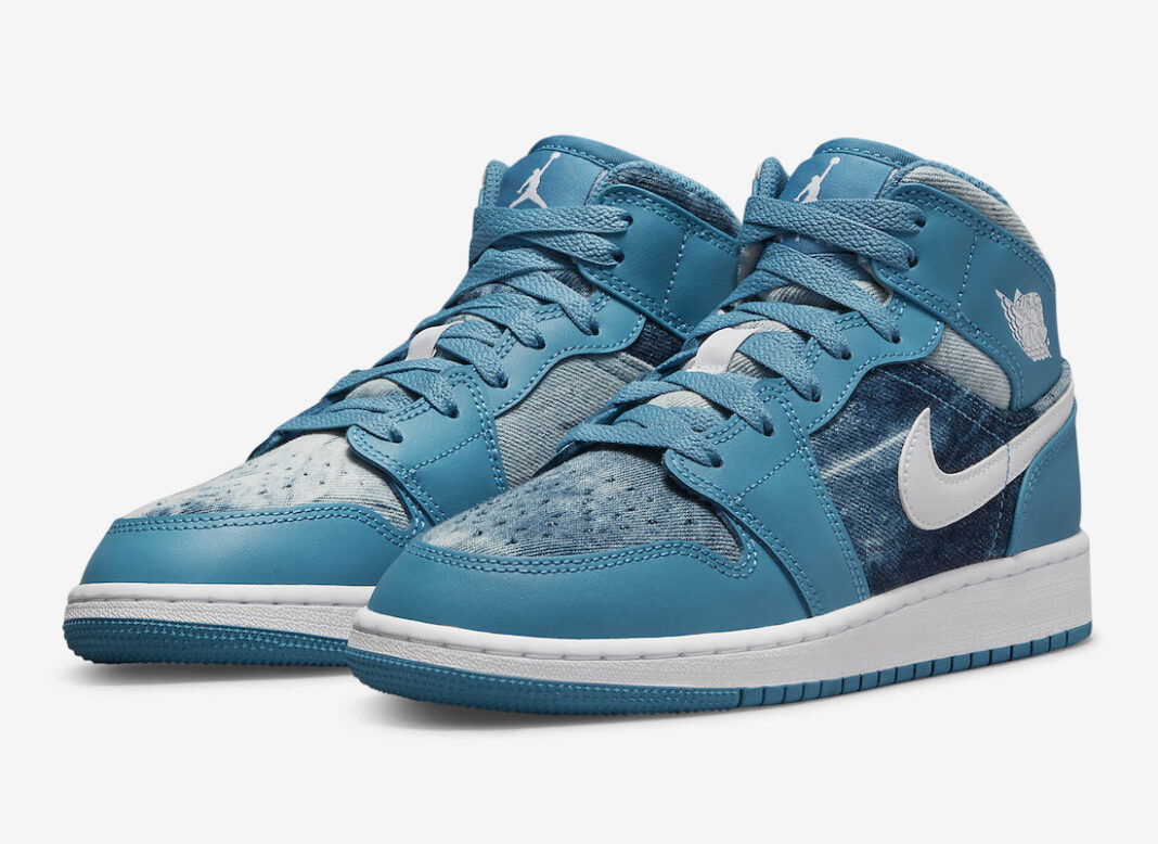 Air Jordan 1 Mid GS Washed Denim DM8951-400 Release Date Info ...