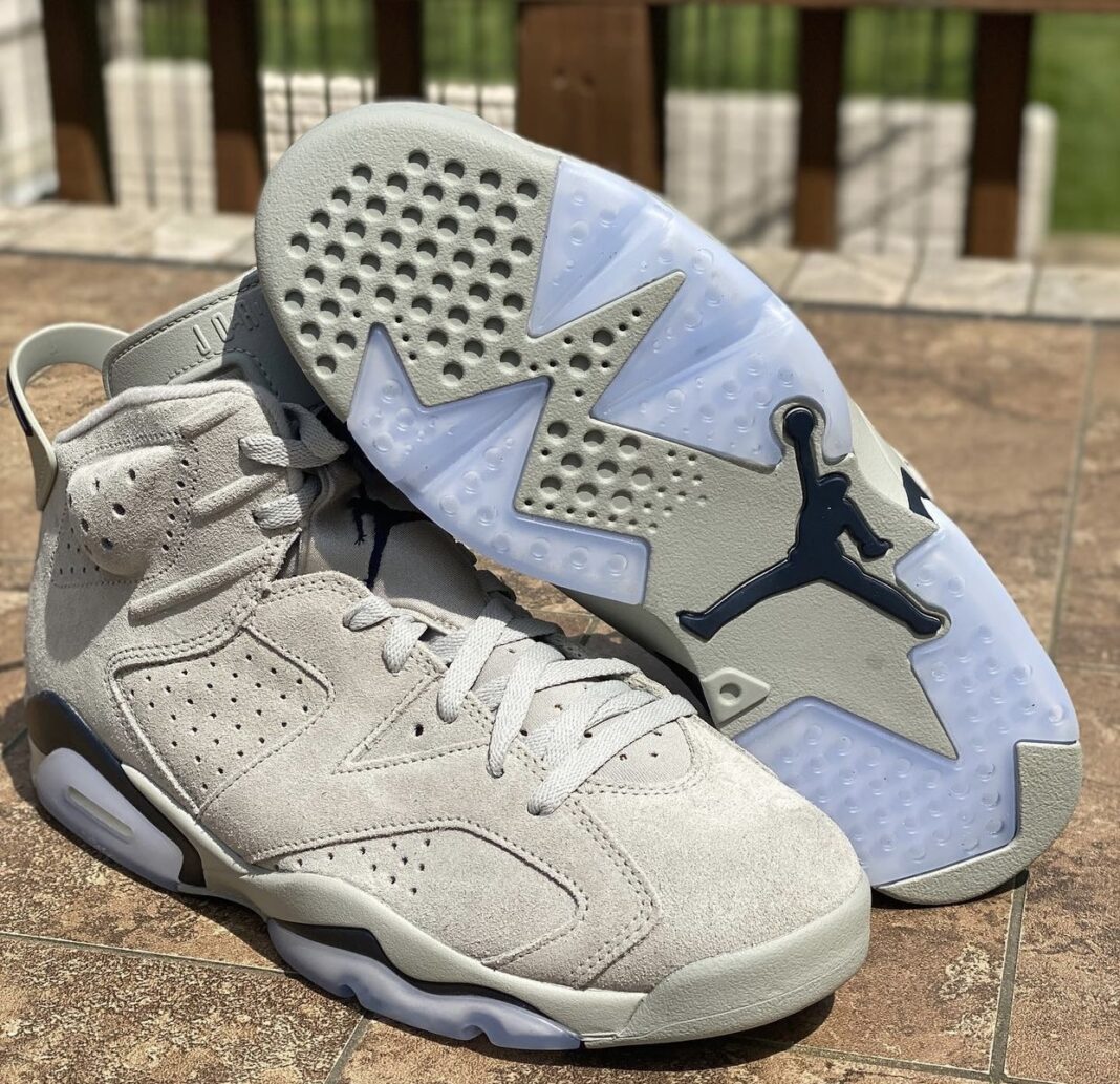 Latest Photos of the Air Jordan 6 ‘Georgetown’ | Sneakers Cartel
