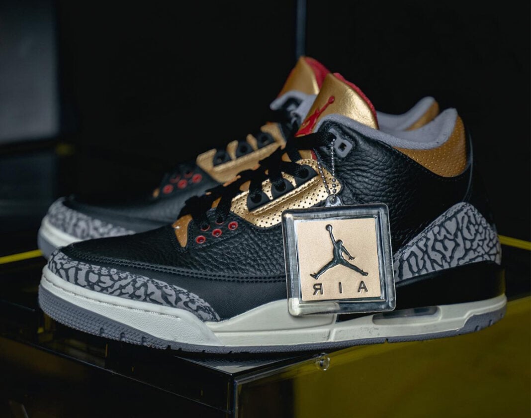 Air Jordan 3 Black Gold WMNS CK9246-067 Release Date Info | SneakerFiles