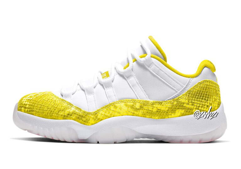Air Jordan 11 Low Yellow Snakeskin AH7860-107 Release Date + Where to ...