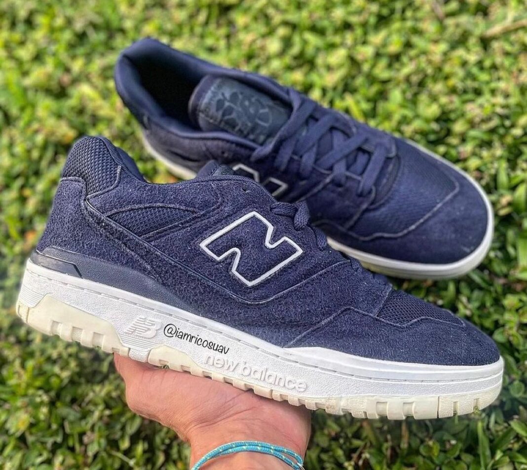Aimé Leon Dore x New Balance 550 Navy Suede Release Date + Where to Buy ...